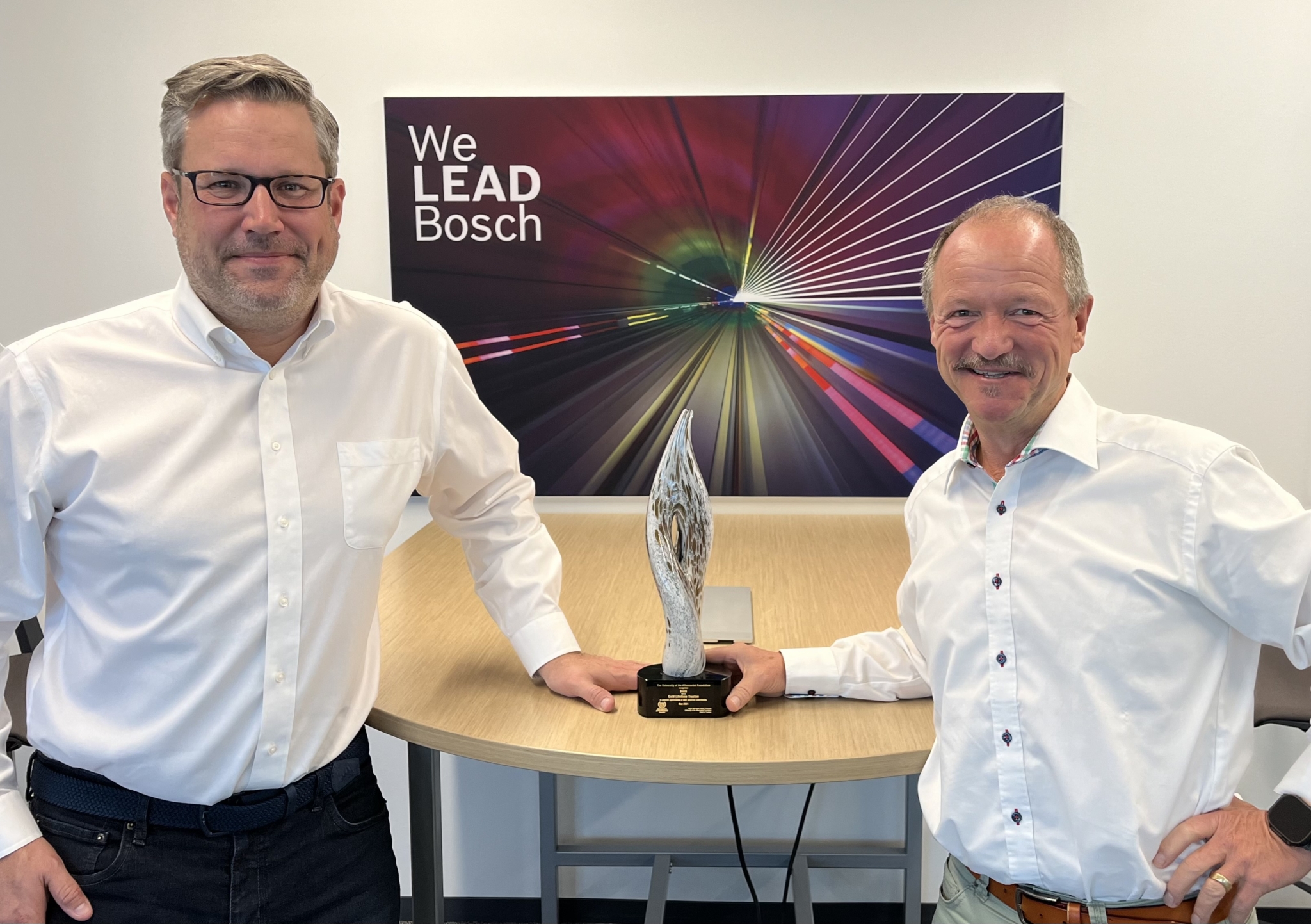 Bosch Community Fund Becomes Gold Lifetime Trustee - University of the ...